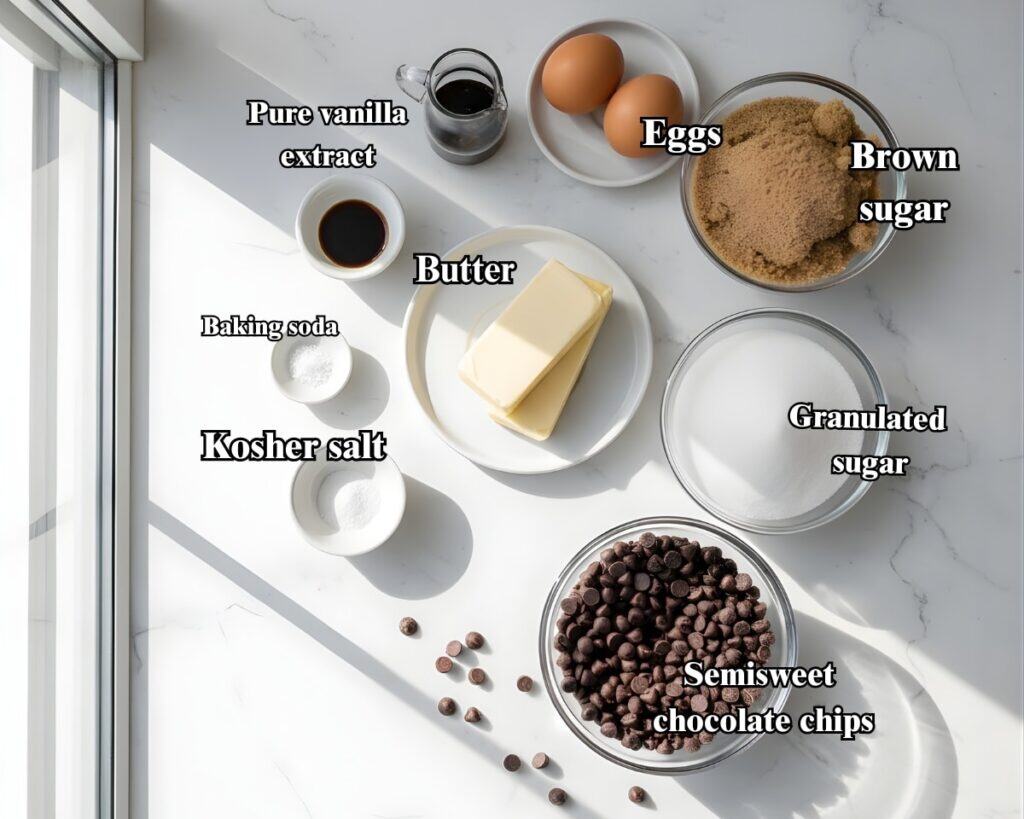 Soft & Chewy Chocolate Chip Cookies (Perfect Every Time!)