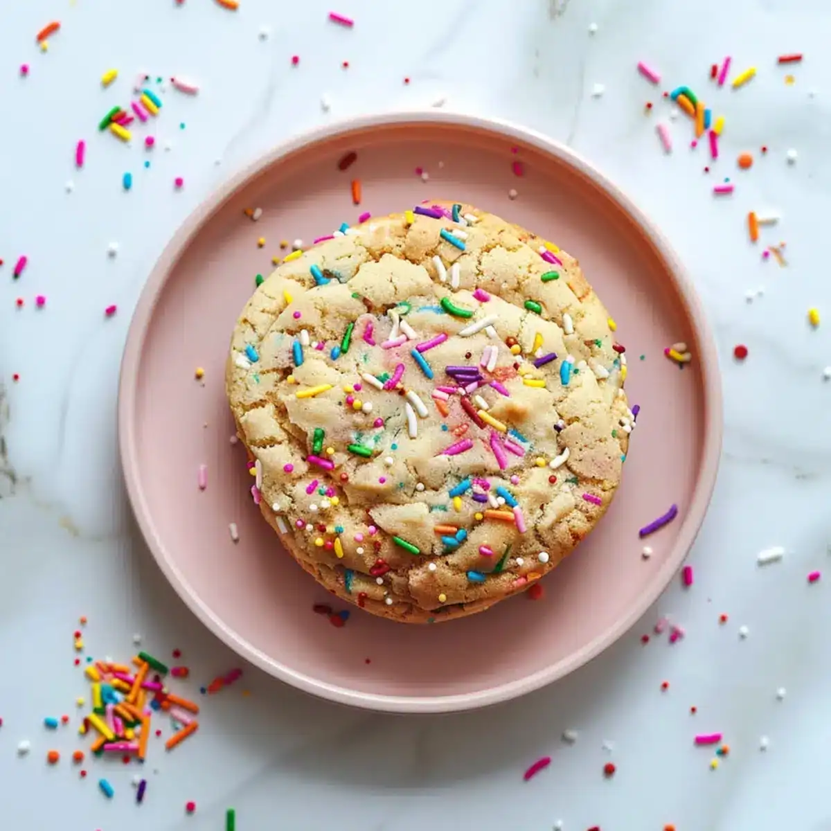 3-Ingredient Funfetti Cake Mix Cookies (Soft & Chewy!)